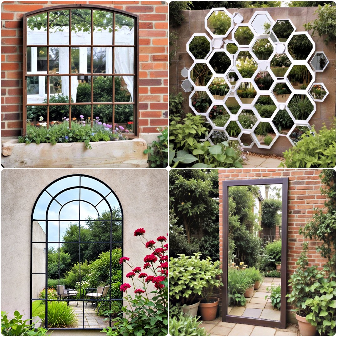 25 Garden Mirror Ideas To Brighten Your Backyard