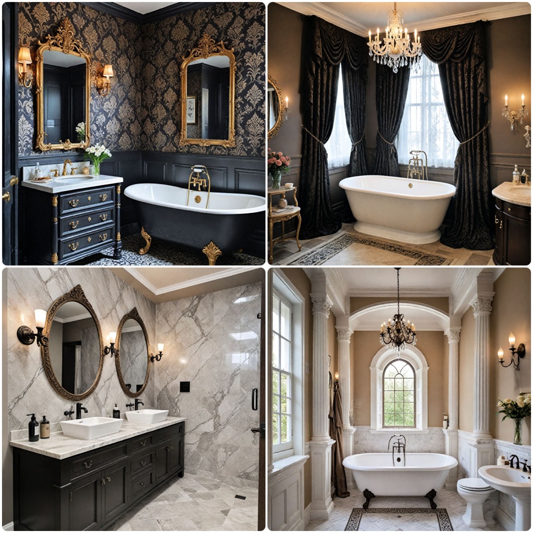 20 Gothic Bathroom Ideas for Dark and Dramatic Designs