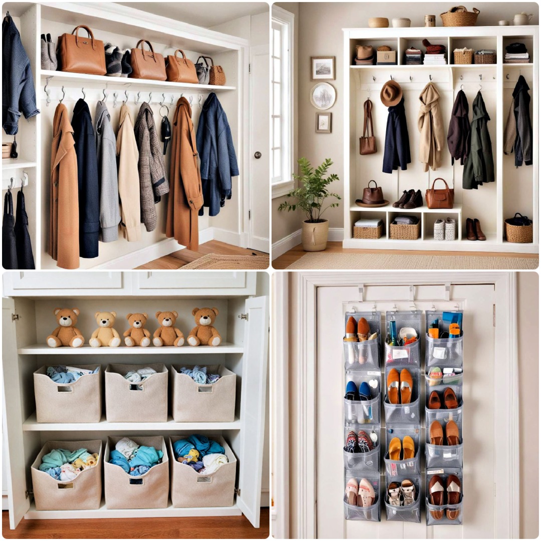 15 Hall Closet Organization Ideas for Busy Families