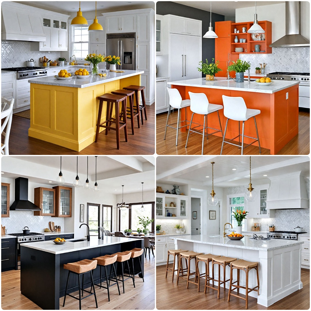 20 Kitchen Island Colors That Are Trending This Year