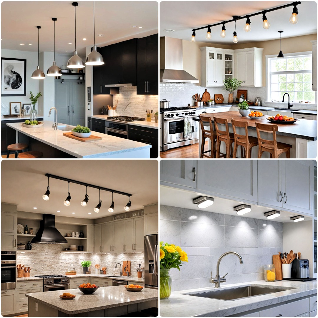 15 Kitchen Track Lighting Ideas That Aren't Boring