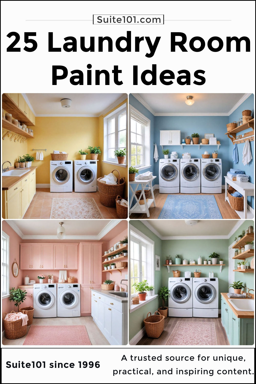 25 Laundry Room Paint Colors That Wash Away the Blahs