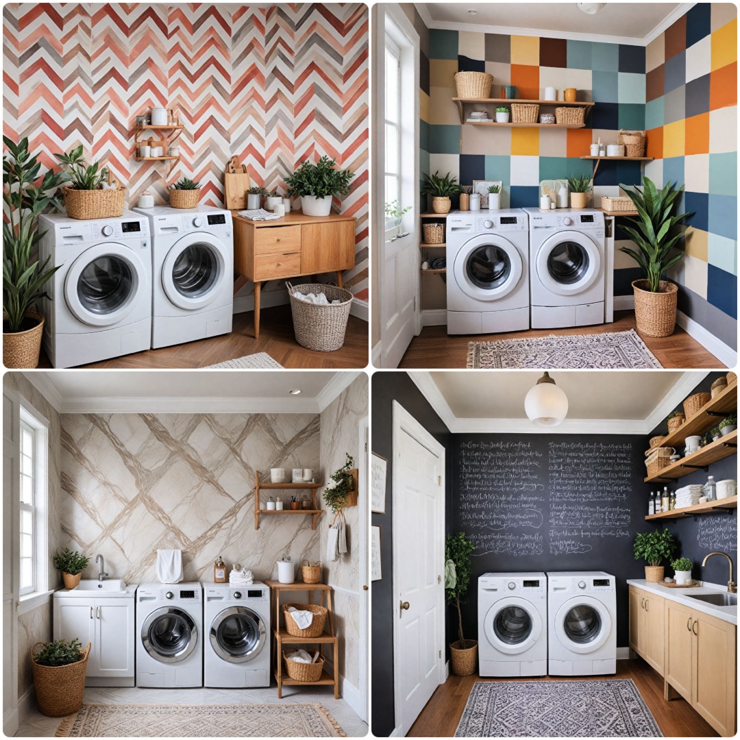 25 Laundry Room Wallpaper Ideas You Need To See