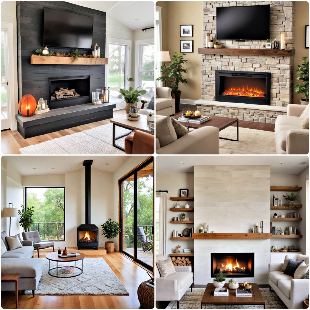 40 Living Room Fireplace Ideas You Need To See