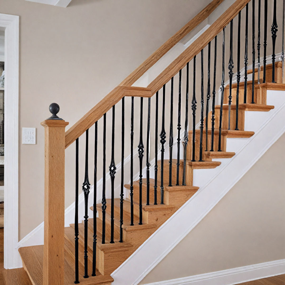 25 Wood Stair Railing Ideas (with Photos!)