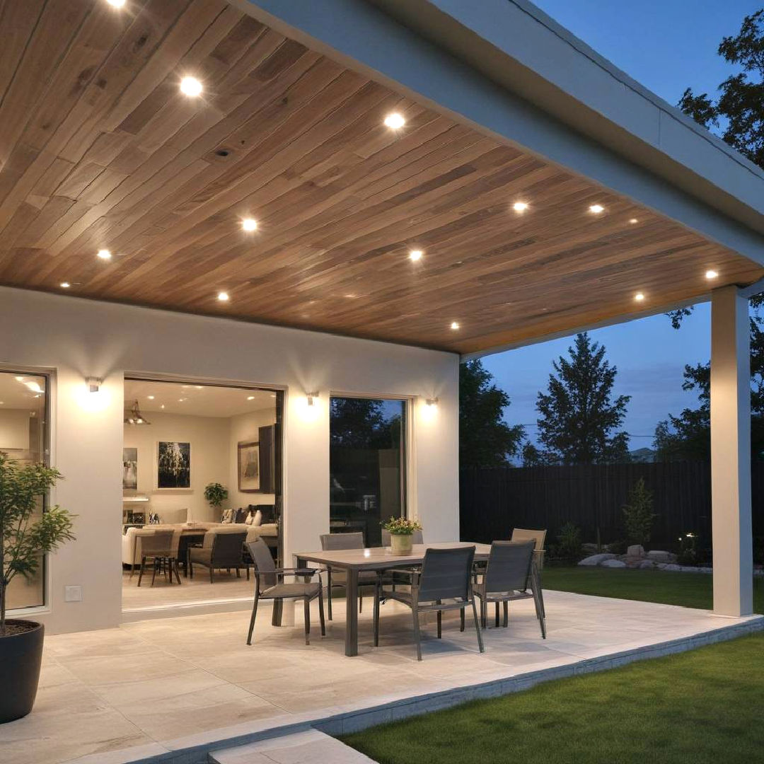 25 Covered Patio Lighting Ideas for A Magical Ambiance