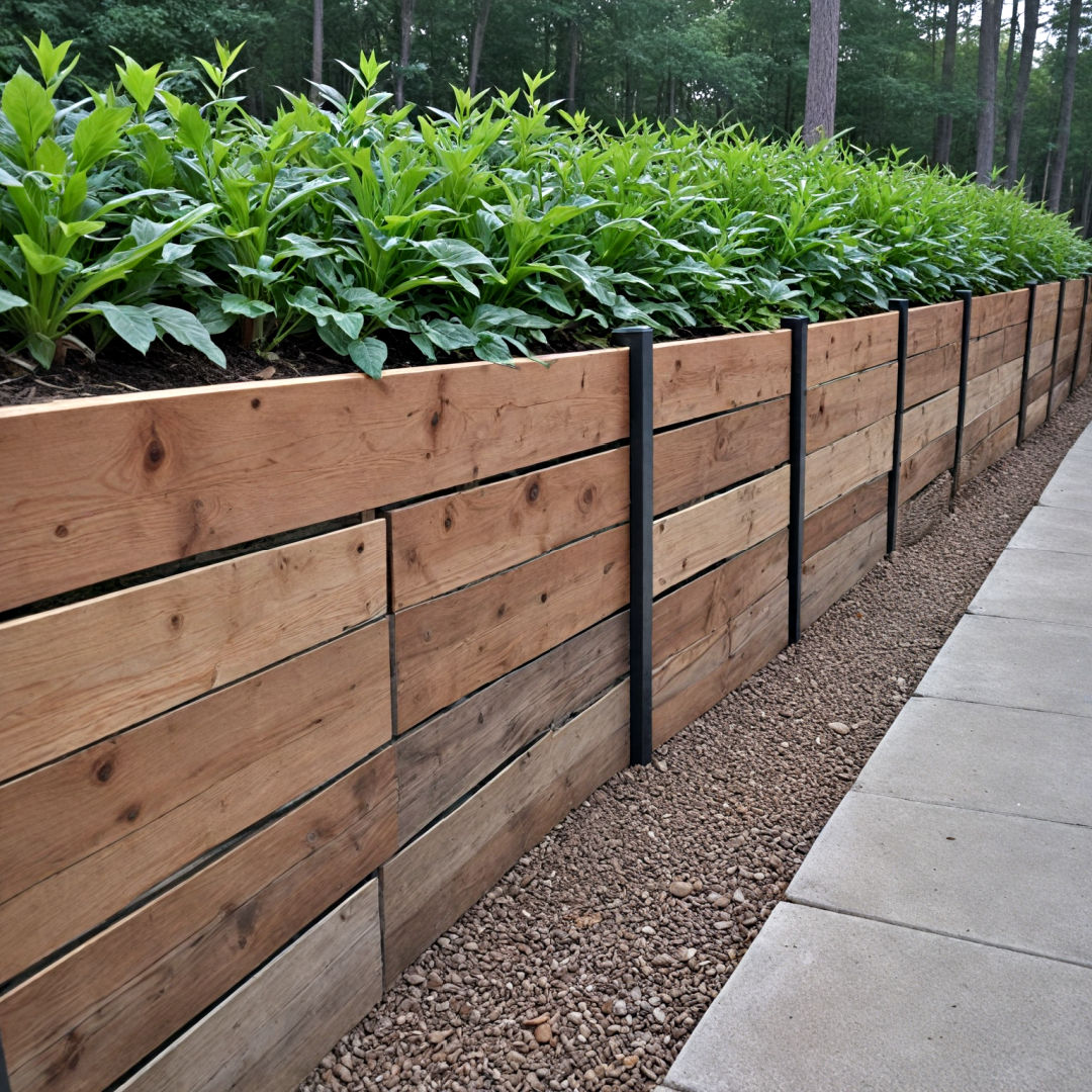 15 Wood Retaining Wall Ideas for Your Backyard