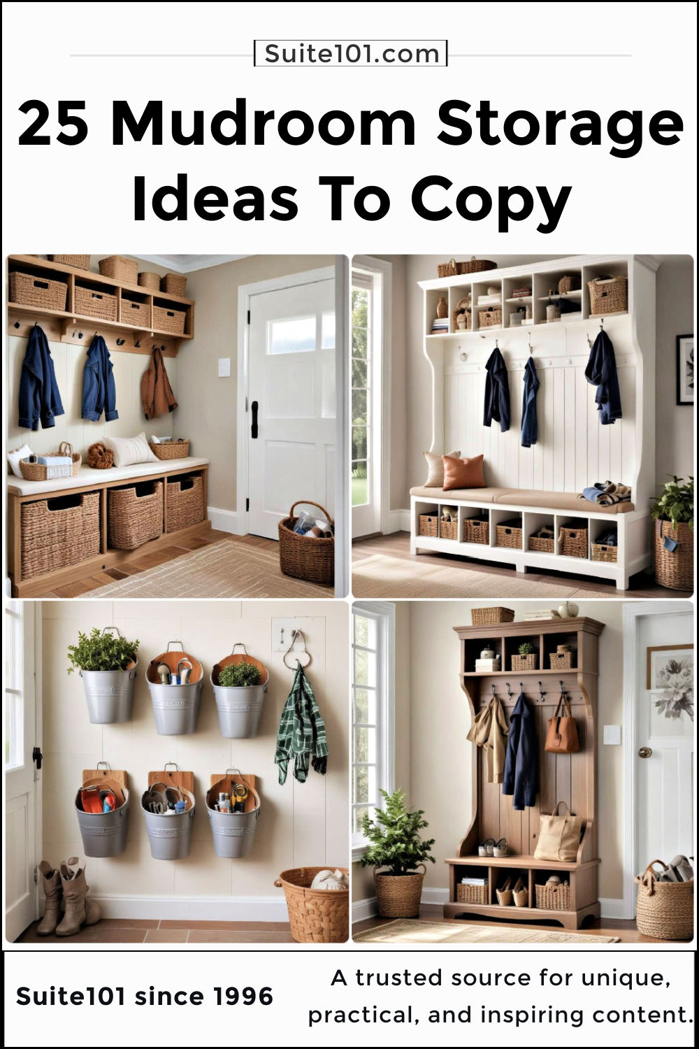 25 Mudroom Storage Ideas To Get You Organized