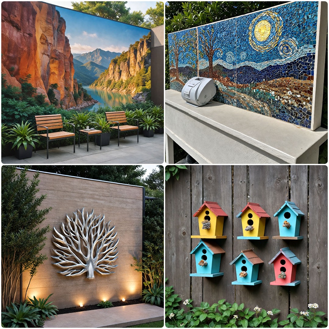 15 Outdoor Wall Decor Ideas To Get Inspired