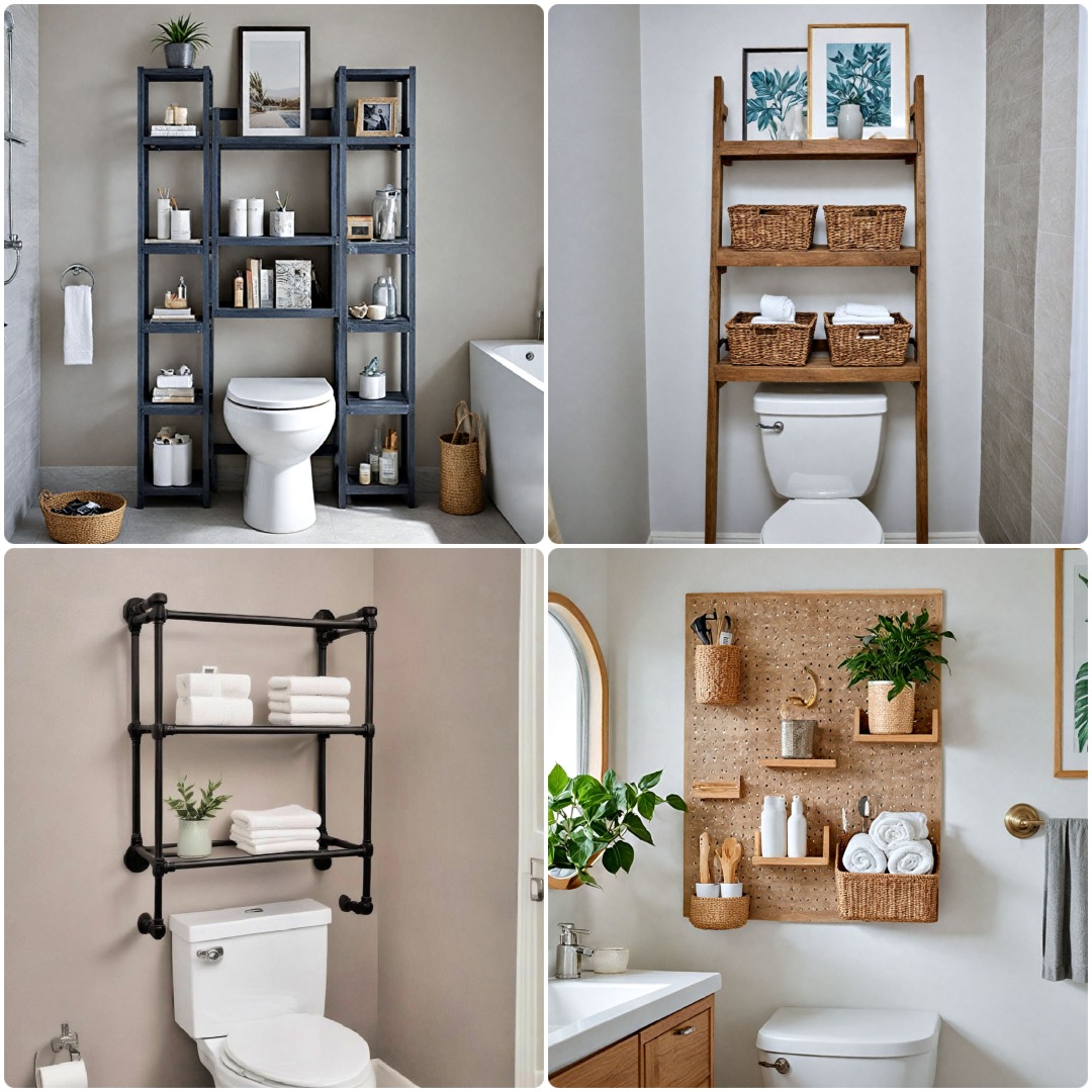 20 Over-the-Toilet Storage Ideas To Maximize Space