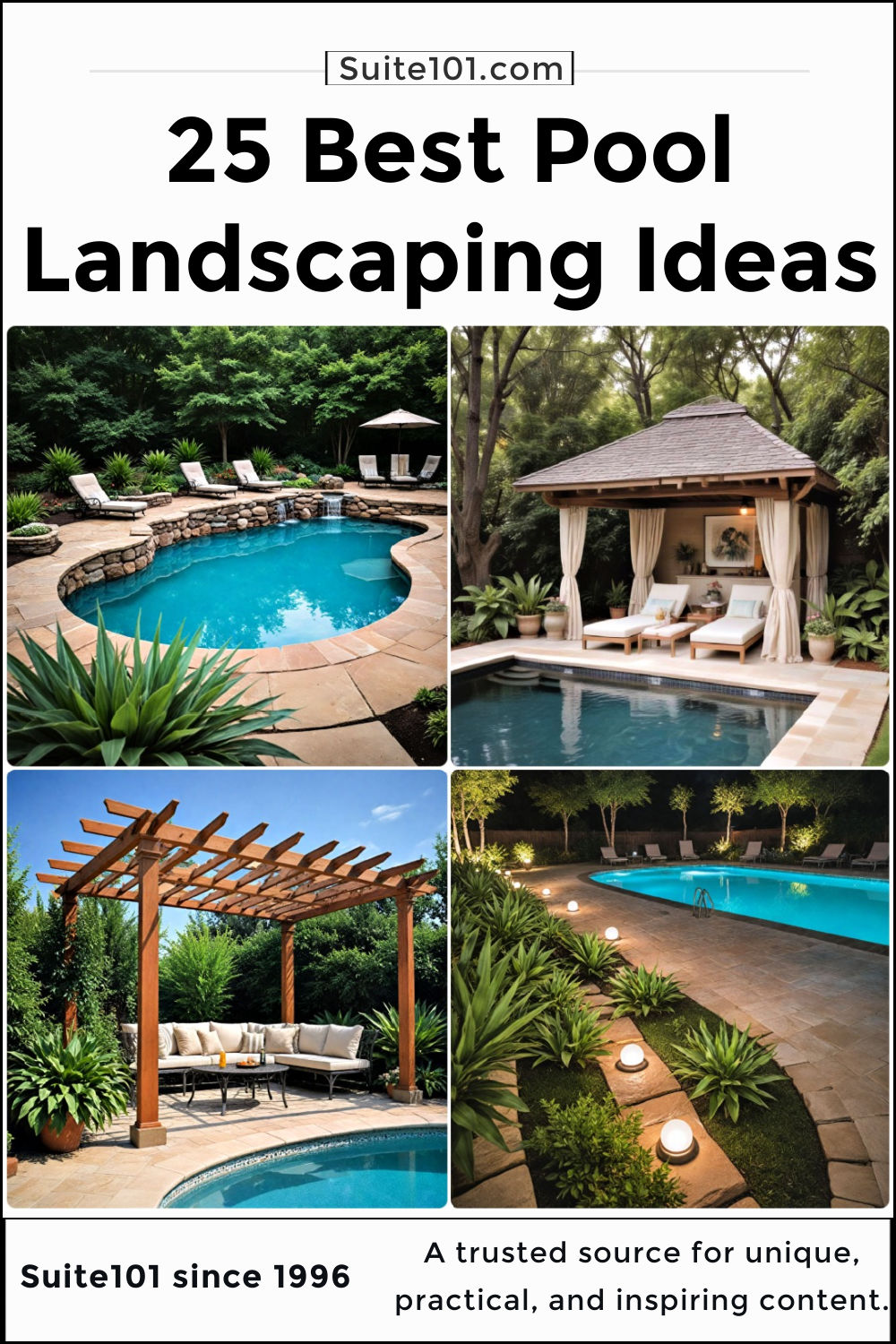 25 Swimming Pool Landscaping Ideas for Every Backyard