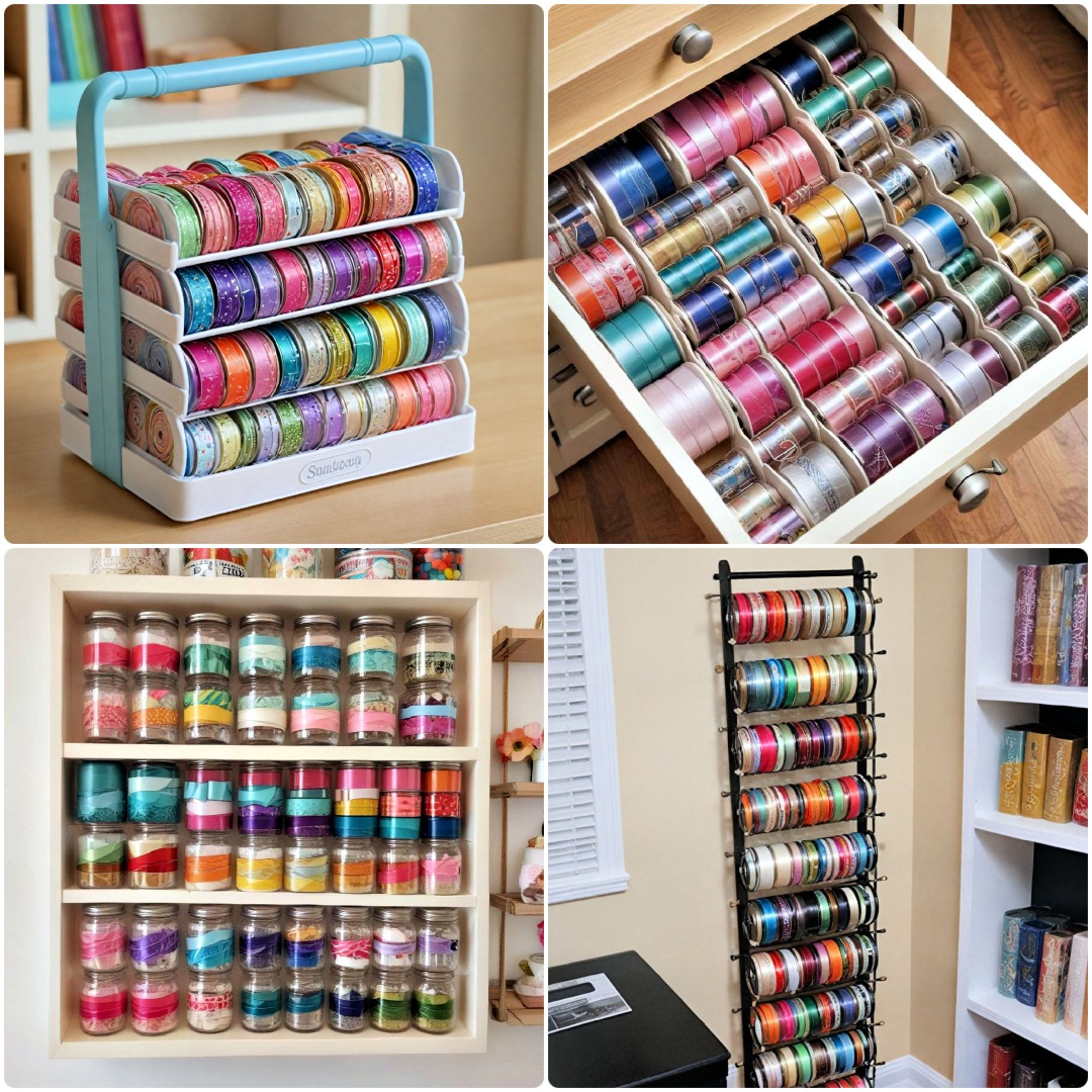 15 Ribbon Storage Ideas for the Organized Crafter