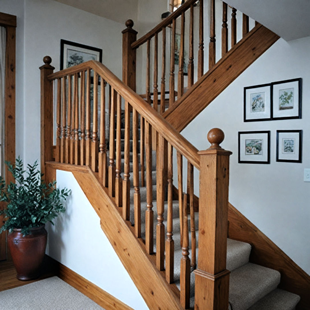 25 Wood Stair Railing Ideas (with Photos!)