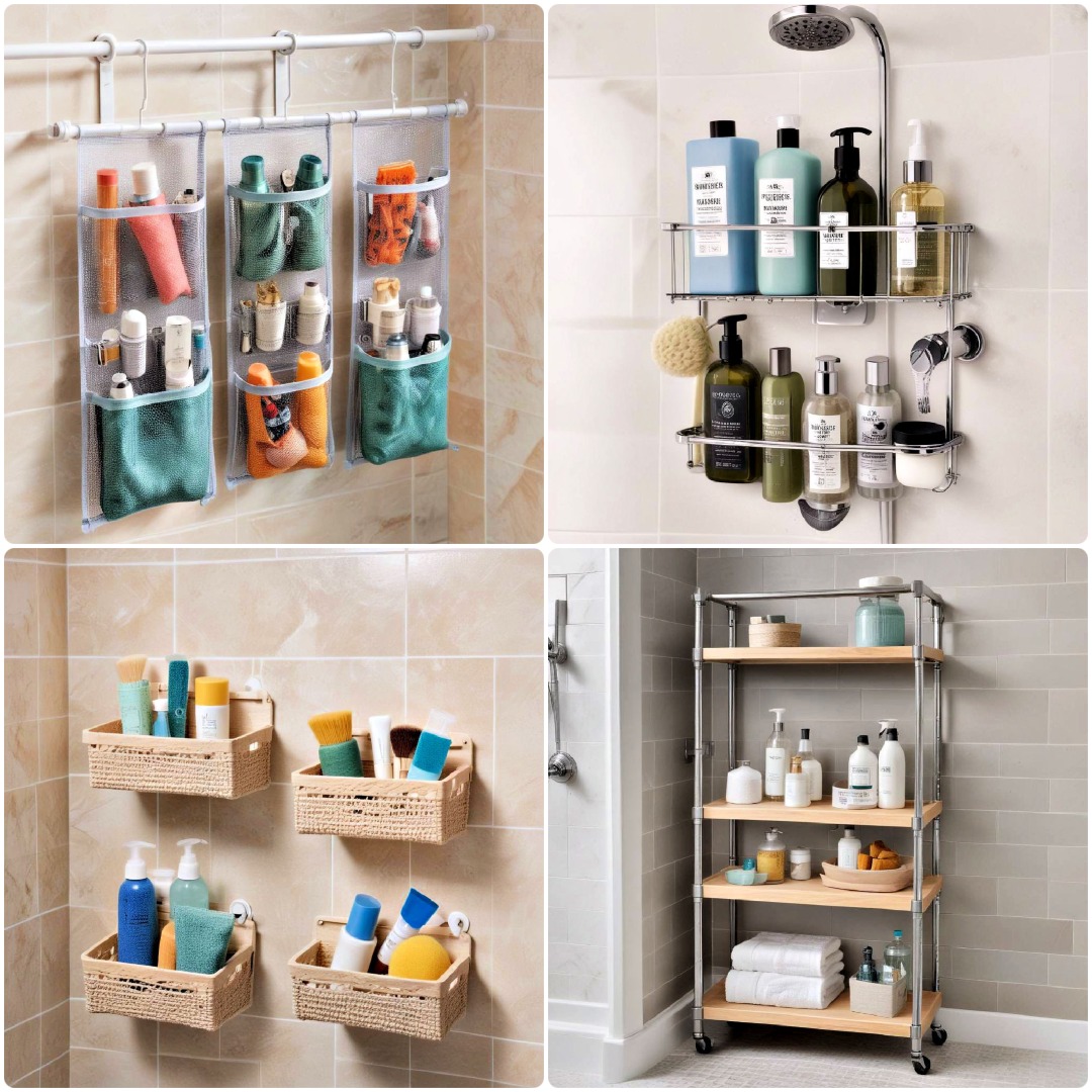 25 Shower Storage Ideas for Every Bathroom Size
