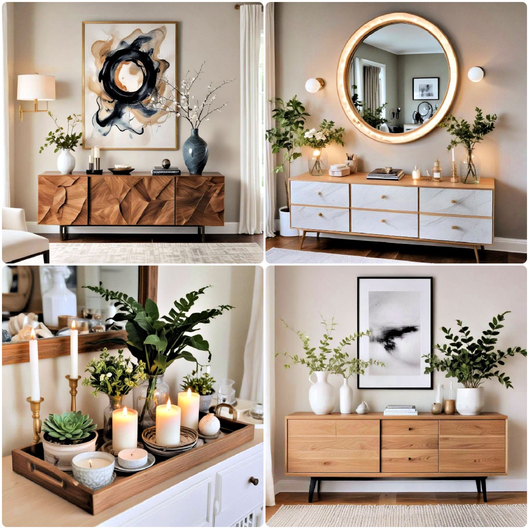 20 Sideboard Decor Ideas for A Dramatic Transformation