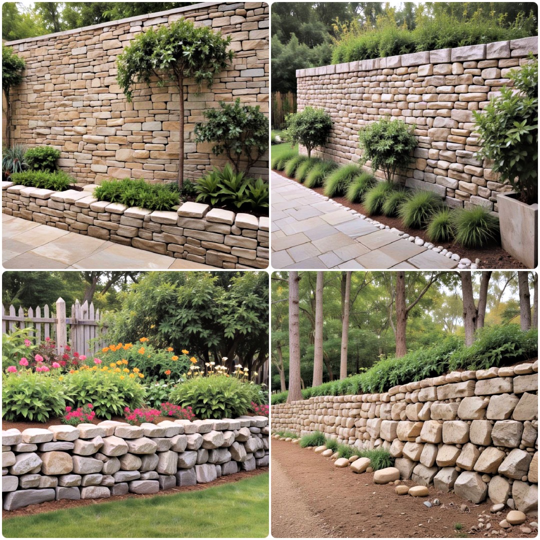 25 Stone Wall Ideas for Your Landscape Design