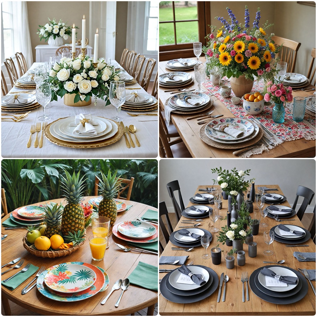 40 Table Setting Ideas for Fall, Winter, Spring & Summer