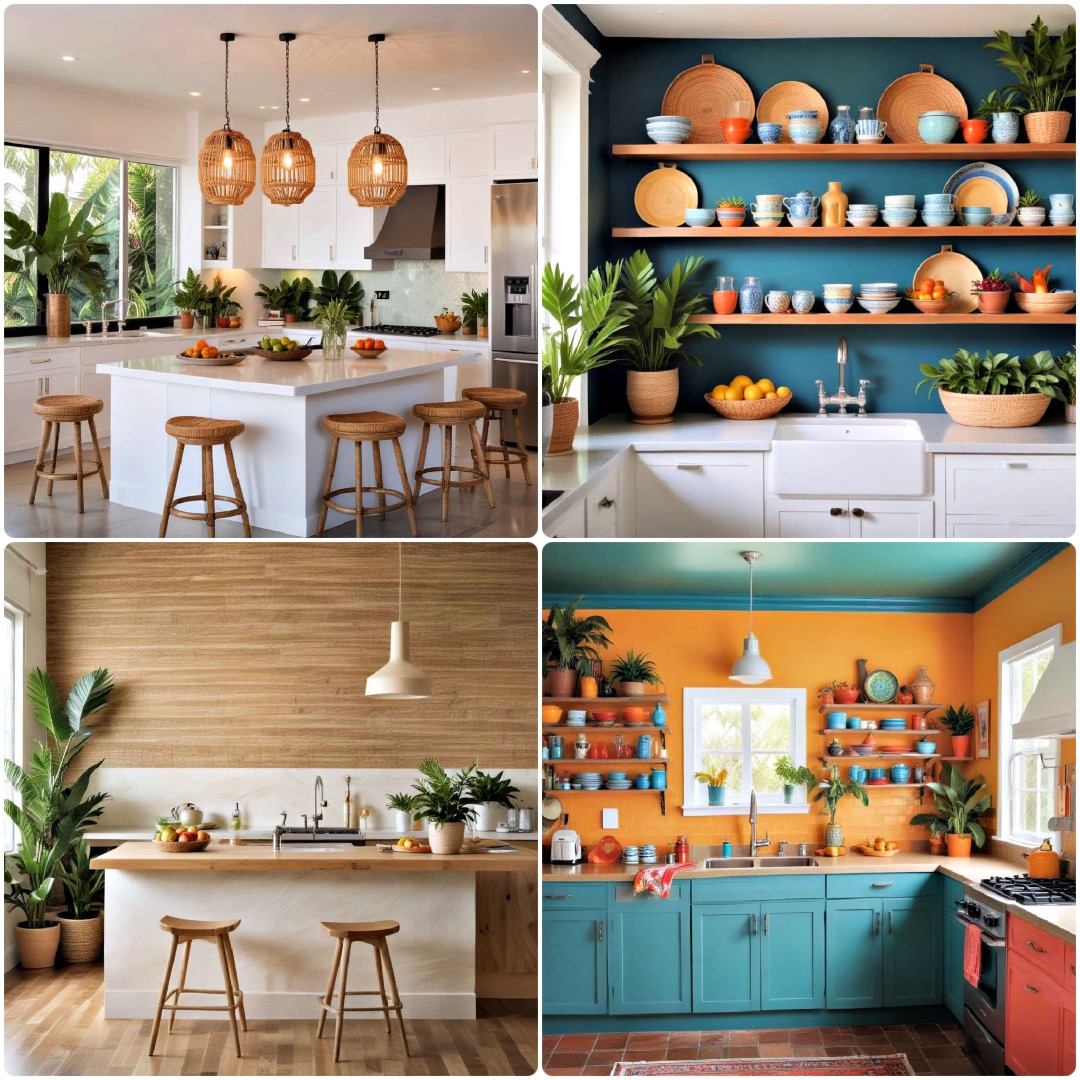 15 Tropical Kitchen Ideas for A Vibrant And Cozy Home