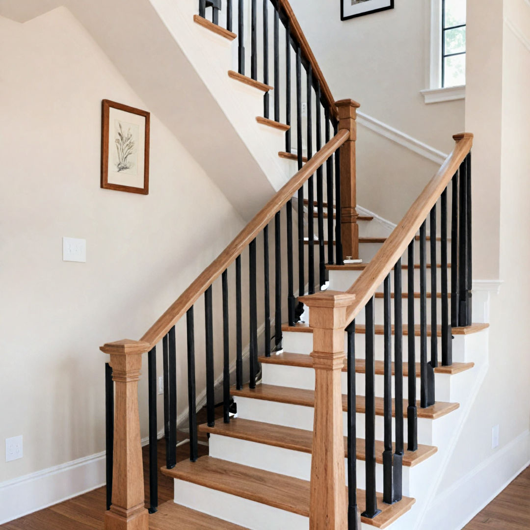 25 Wood Stair Railing Ideas (with Photos!)