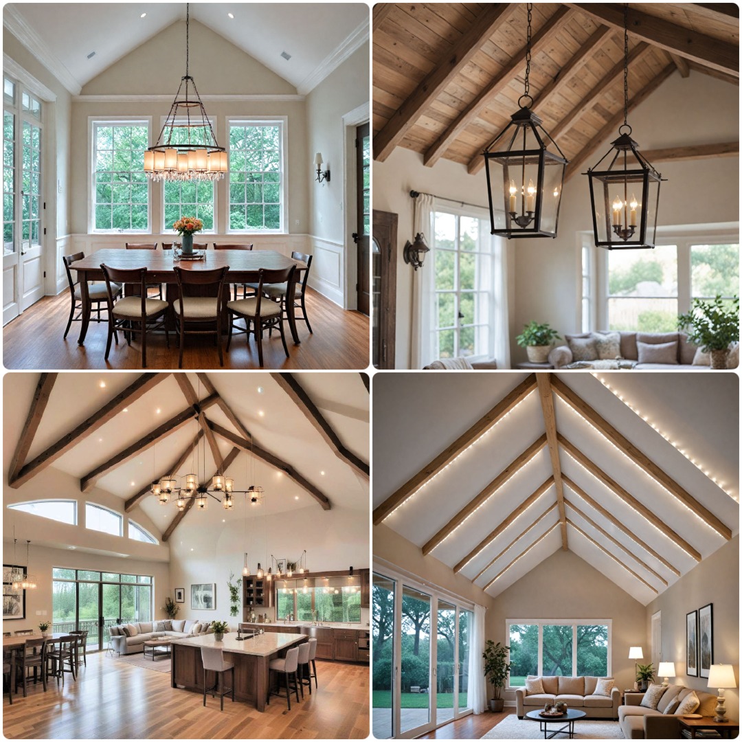 15 Vaulted Ceiling Lighting Ideas for Stylish Interiors