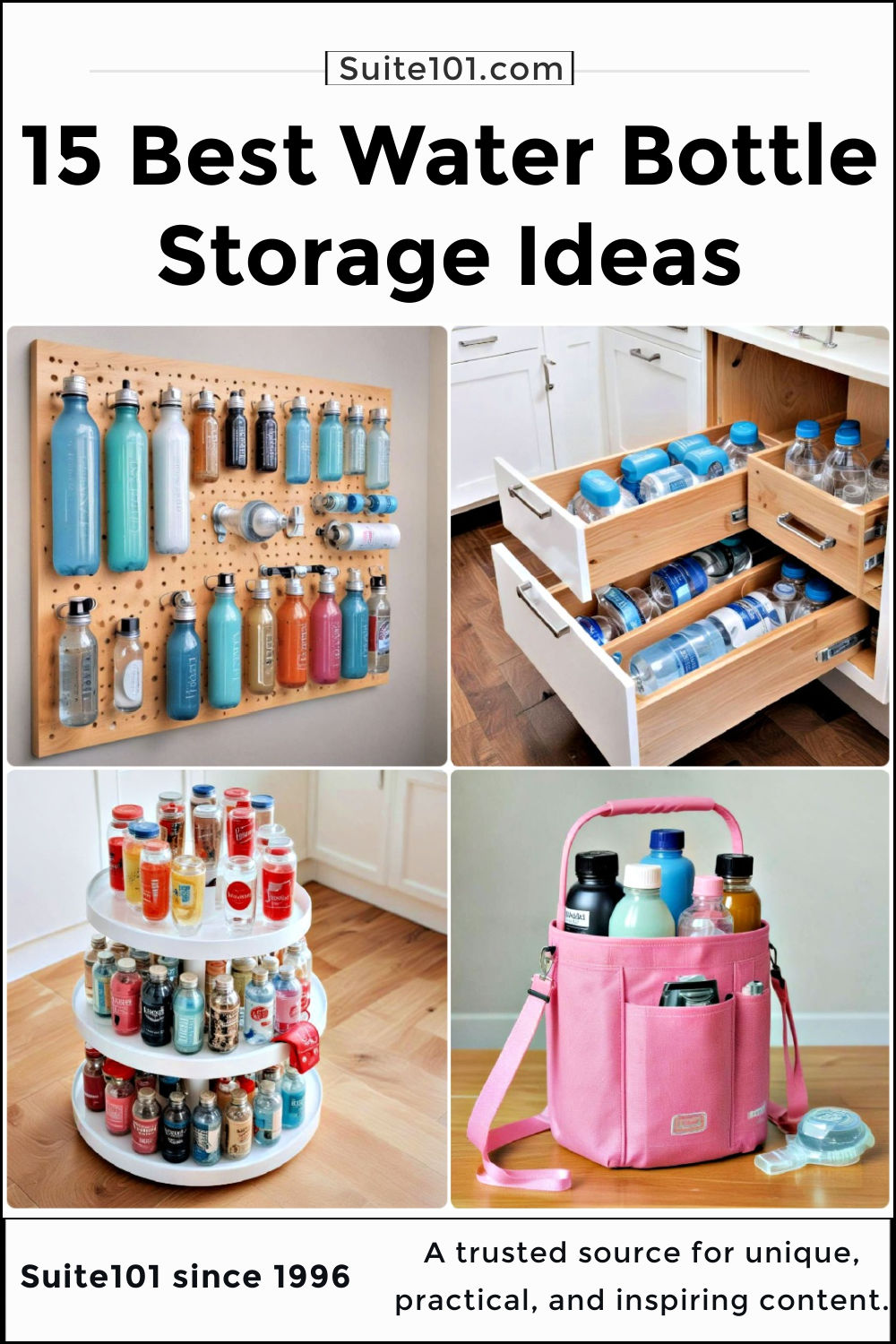 15 Water Bottle Storage Ideas for Maximum Hydration