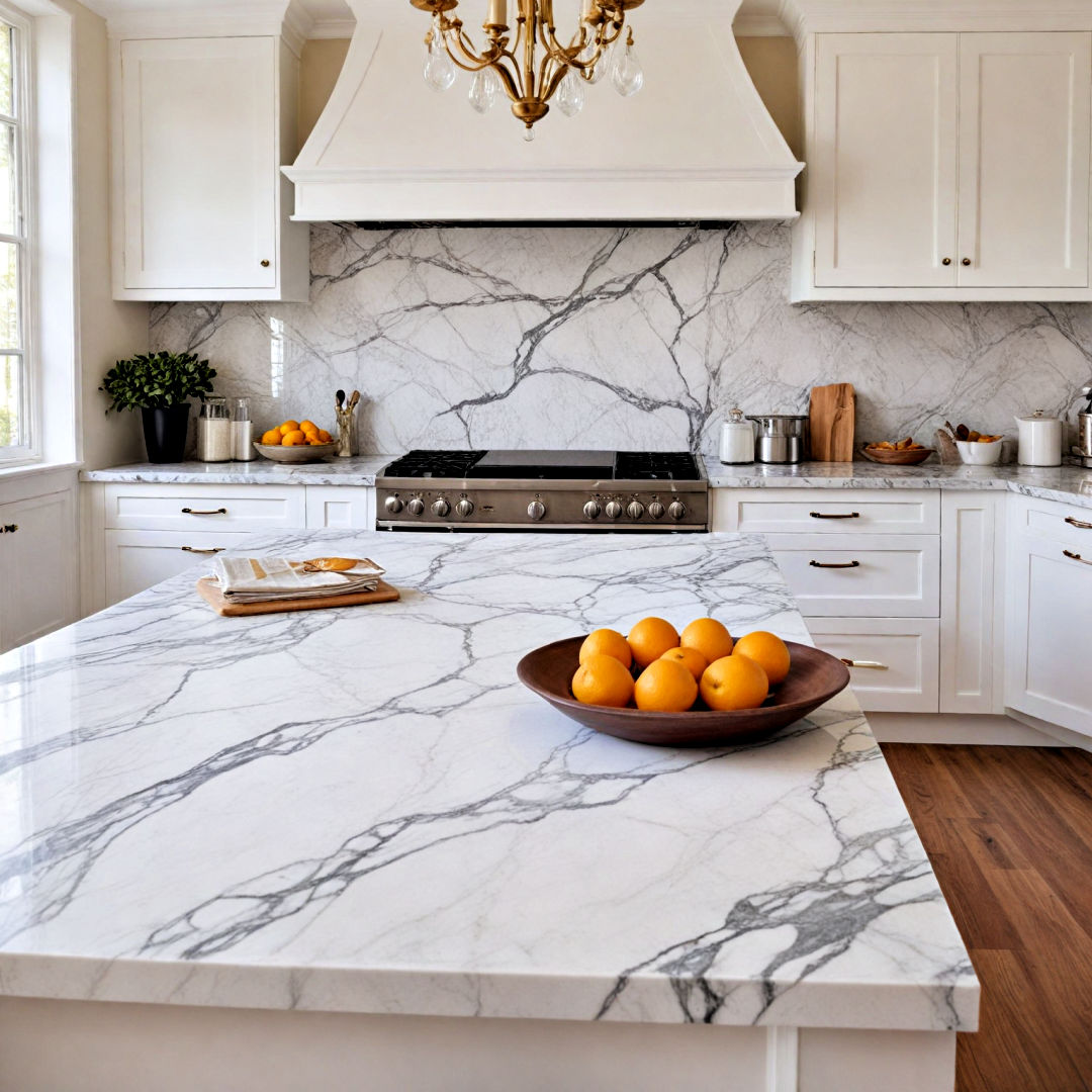 20 Marble Kitchen Countertops That Will Amaze You