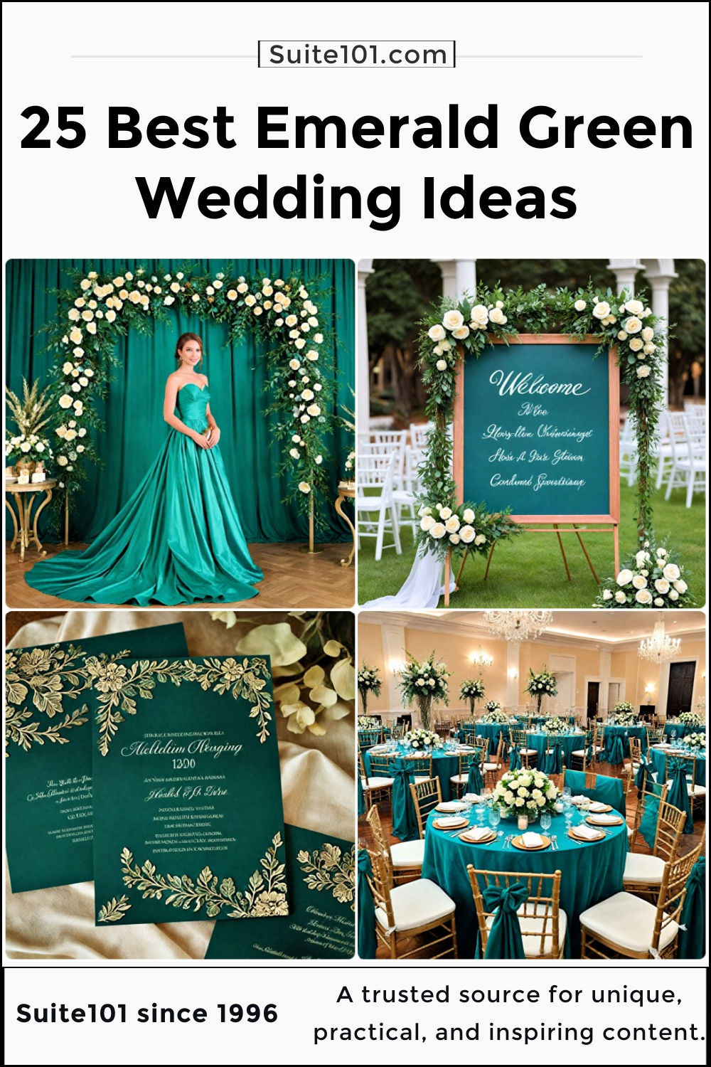 25 Emerald Green Wedding Ideas: From Decor To Attire