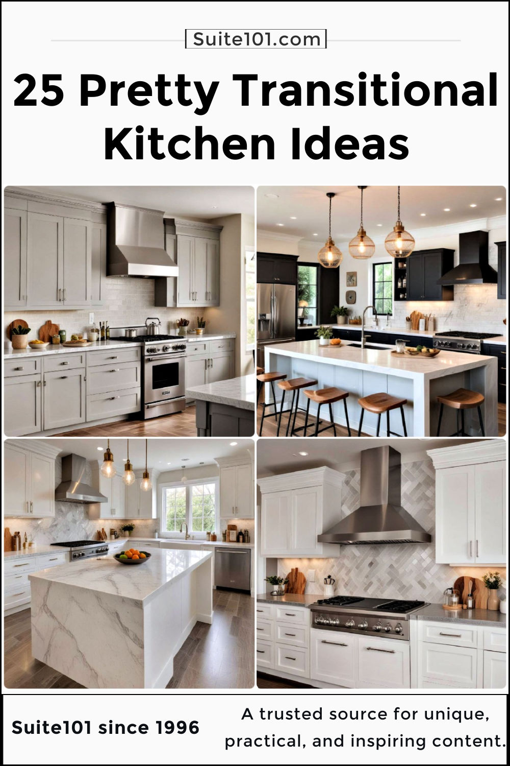 25 Transitional Kitchen Ideas To Get Inspired