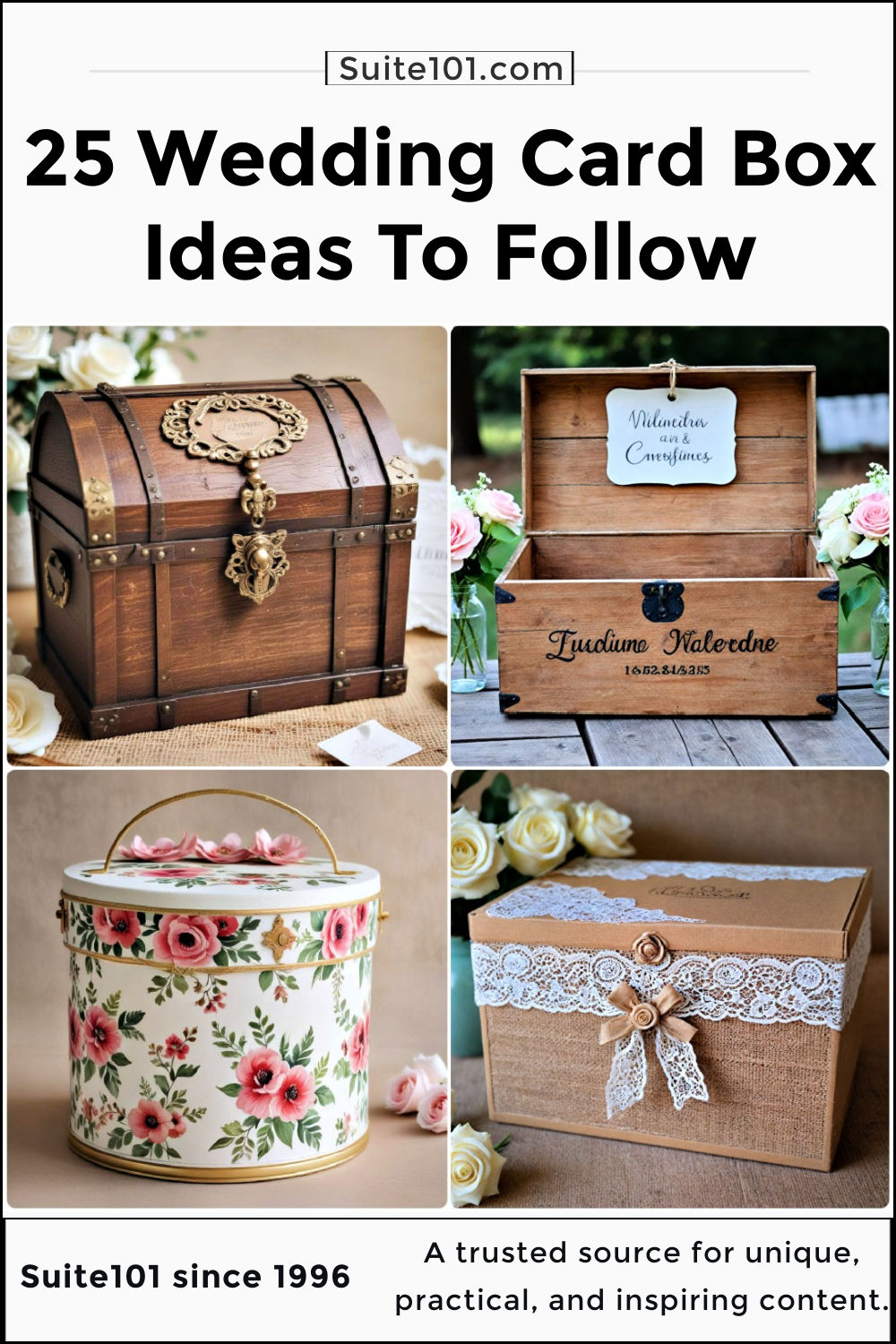 25 Wedding Card Box Ideas To Match Any Theme & Style