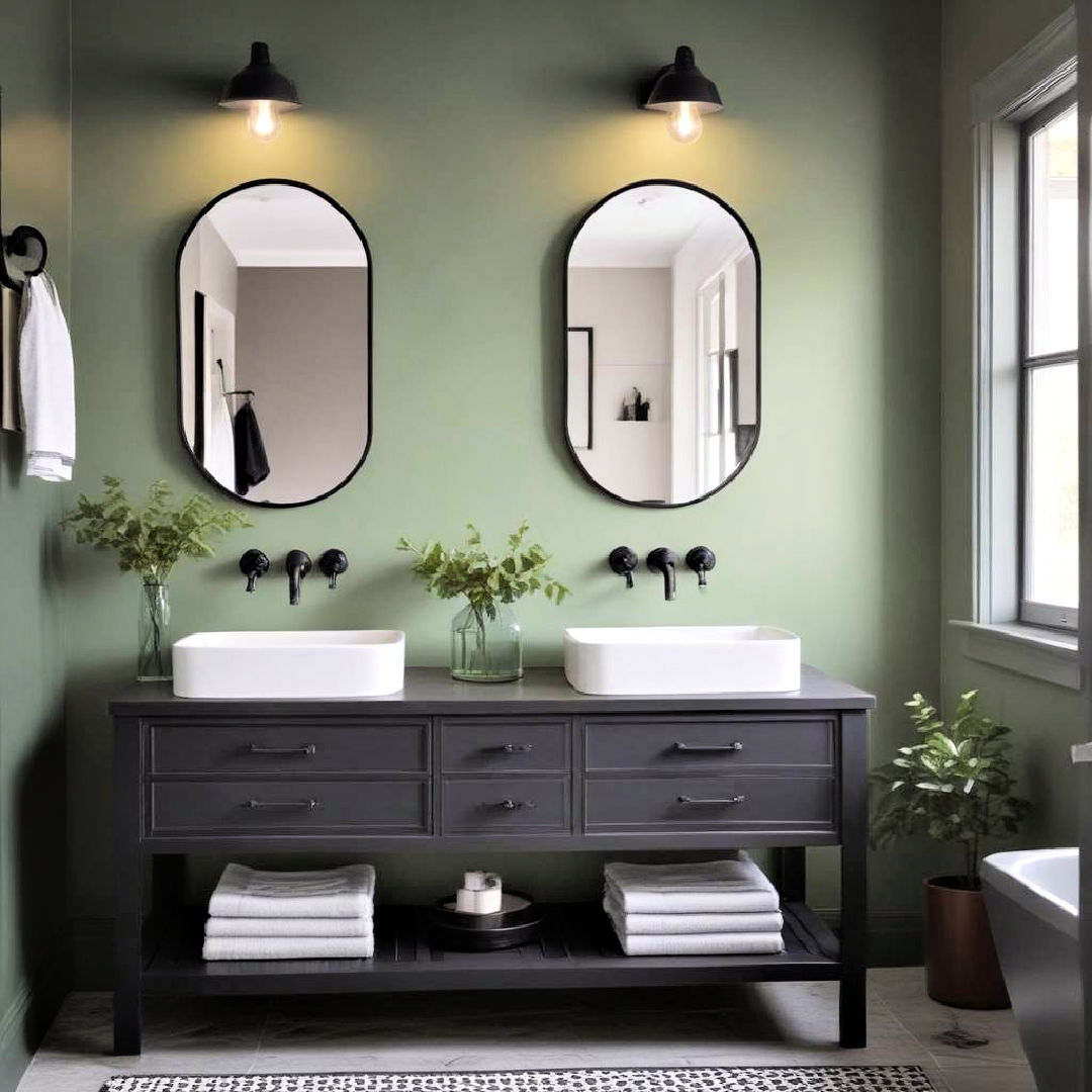 15 Green and Black Bathroom Ideas for A Unique Style