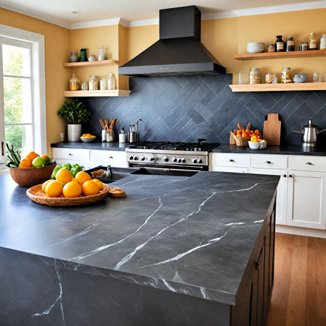 15 Black Kitchen Countertop Ideas You'll Love