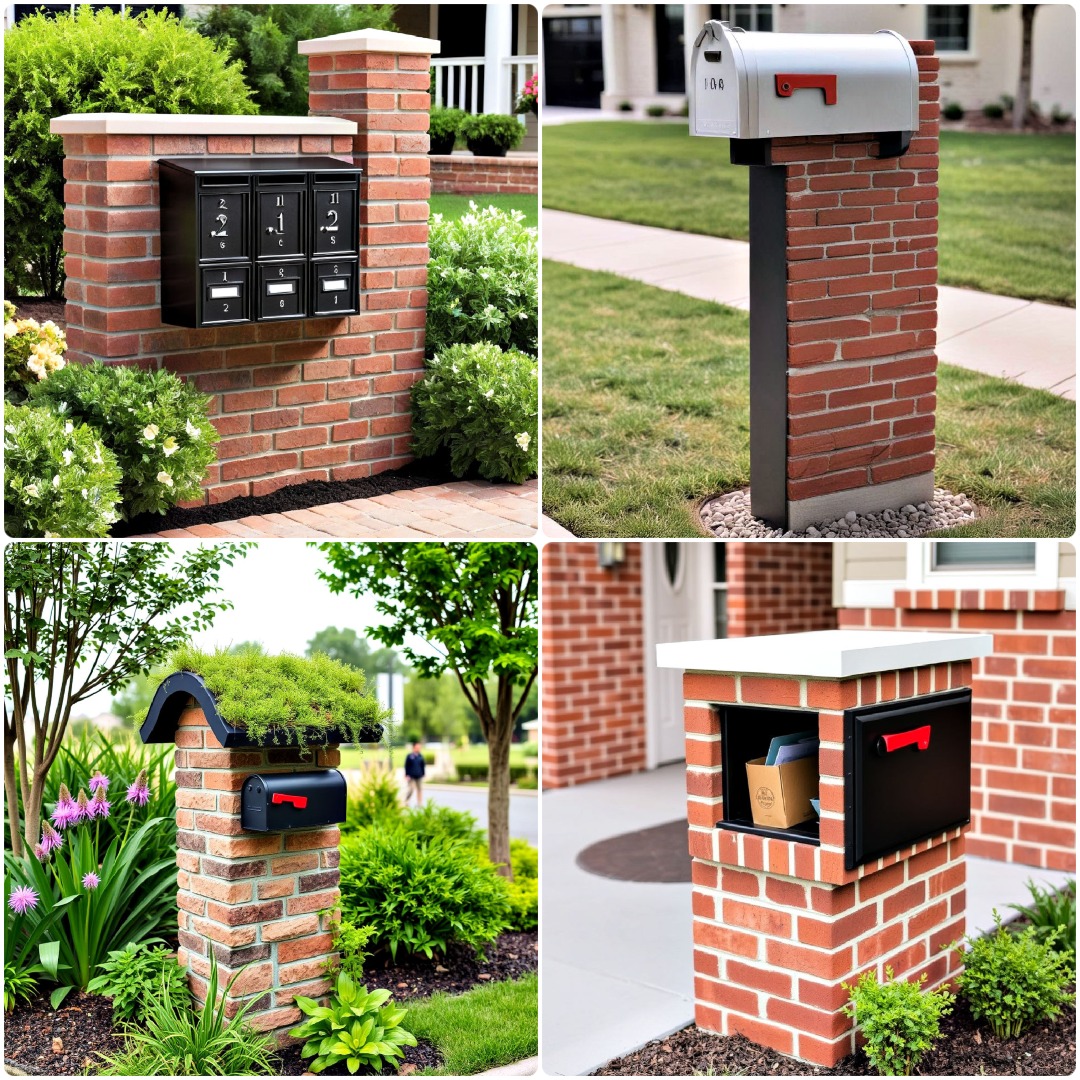 25 Brick Mailbox Ideas To Enhance Your Home's Exterior