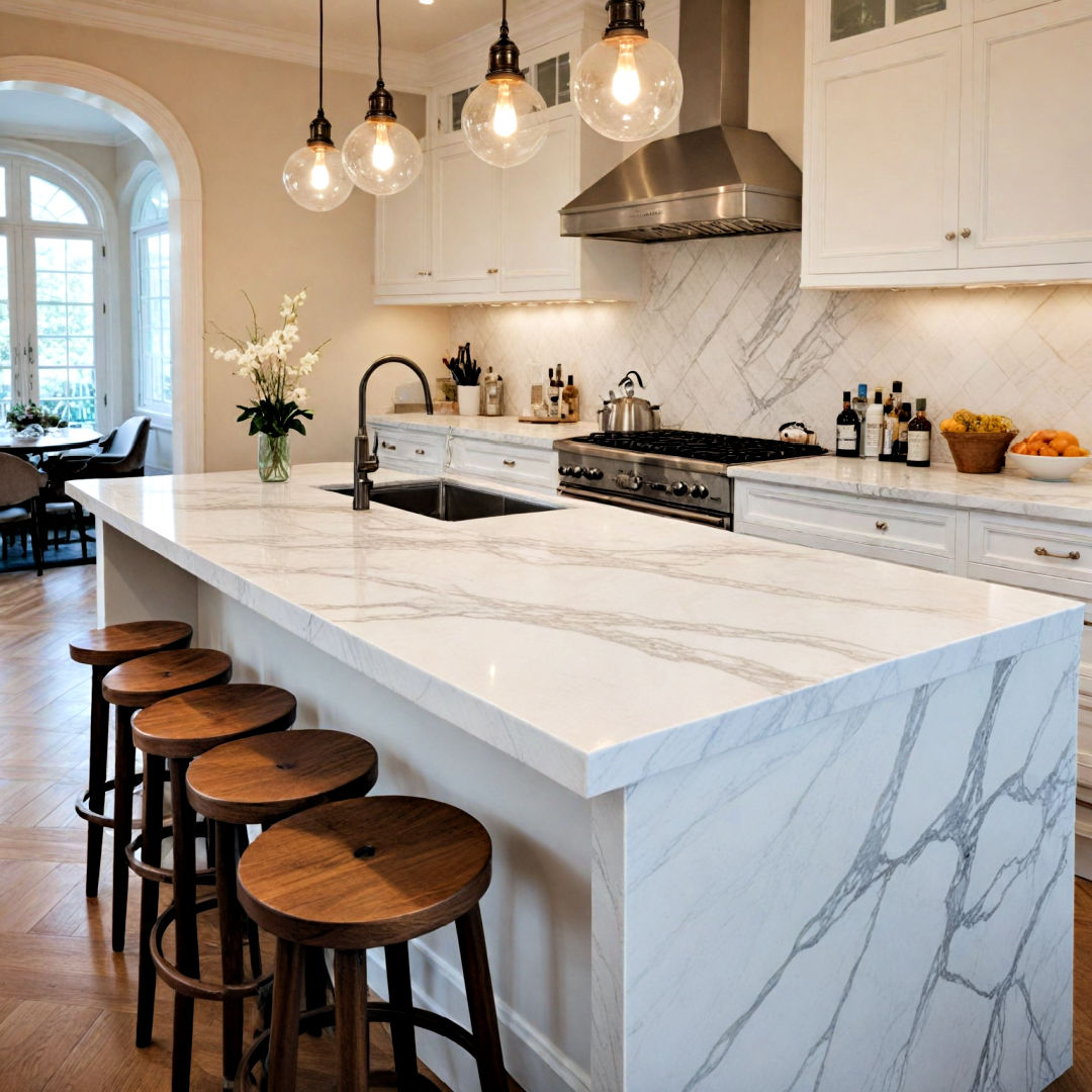 20 Marble Kitchen Countertops That Will Amaze You