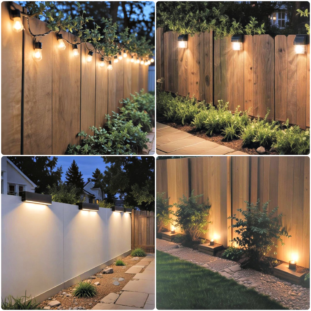 20 Fence Lighting Ideas for Every Style