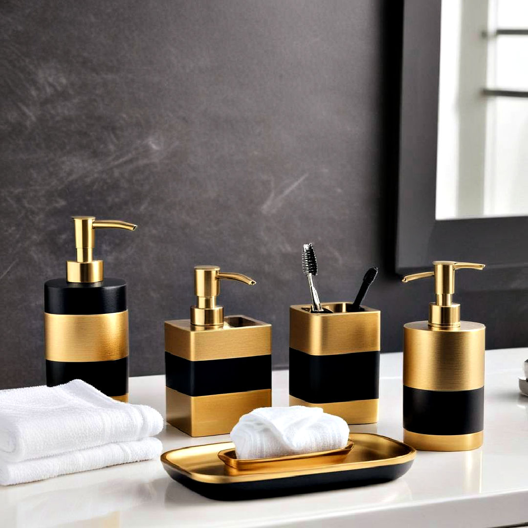 20 Black and Gold Bathroom Ideas for the Trendsetter