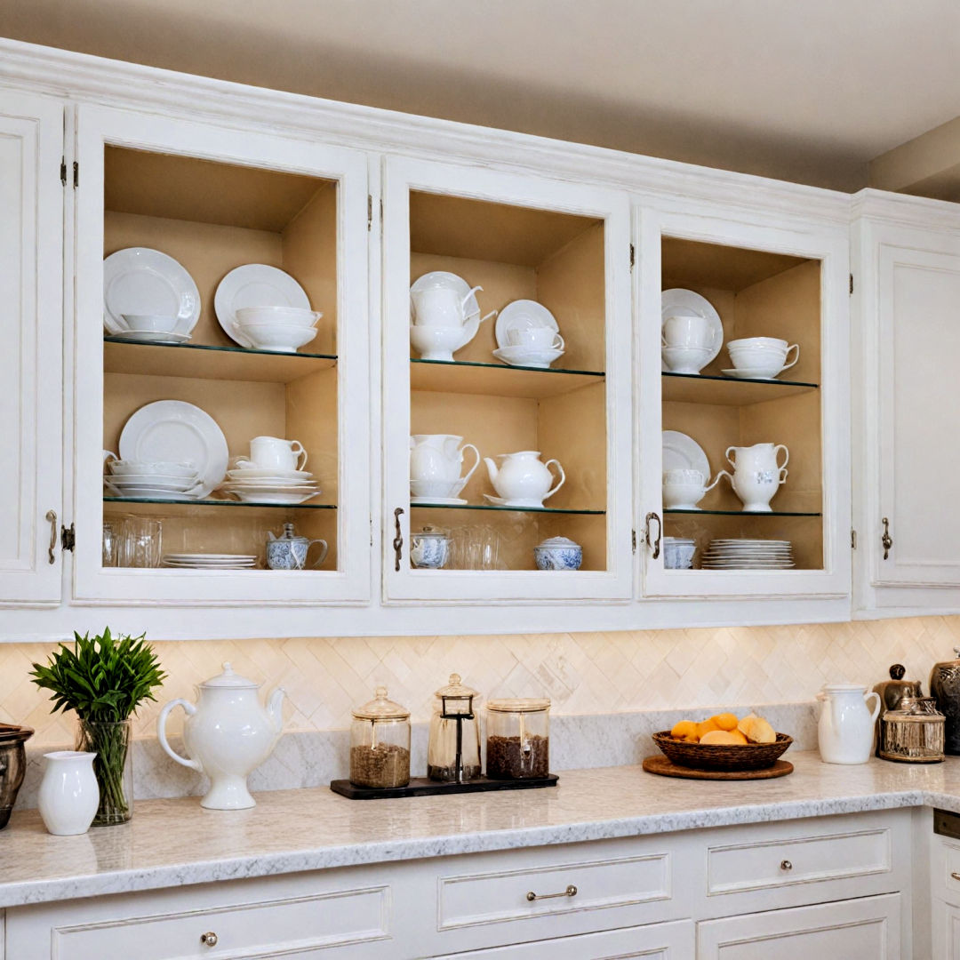 Glass Kitchen Cabinets With Glass Doors