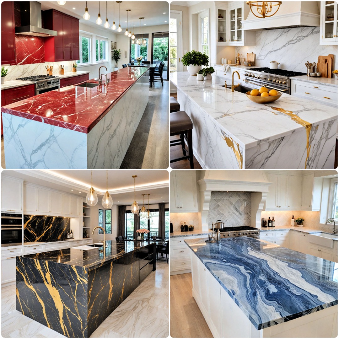 20 Marble Kitchen Countertops That Will Amaze You