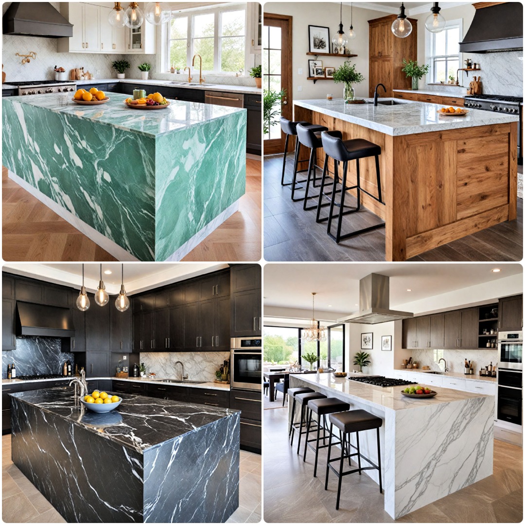 15 Marble Kitchen Island Ideas for A Luxurious Upgrade
