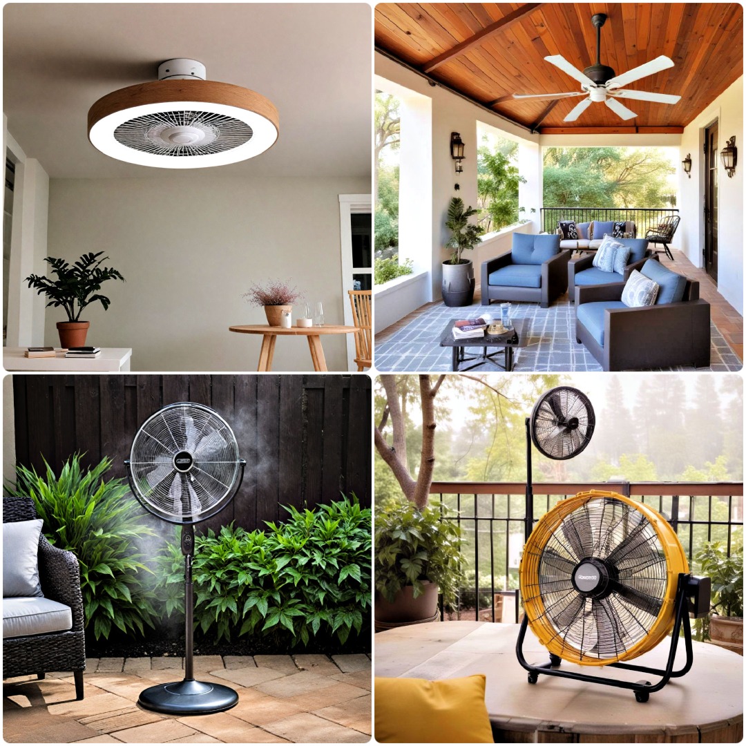 15 Patio Fan Ideas for A Cool Oasis