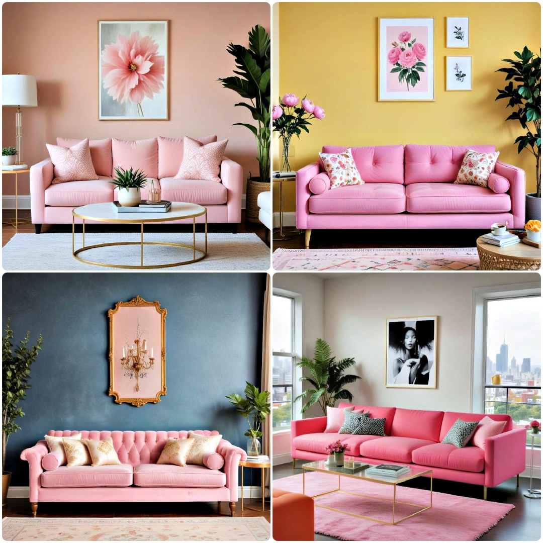 15 Pink Couch Living Room Ideas: From Chic to Eclectic