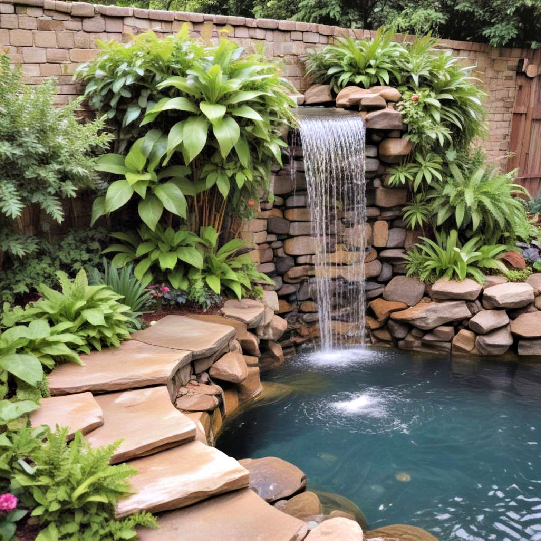 20 Small Pool Waterfall Ideas for Maximum Impact