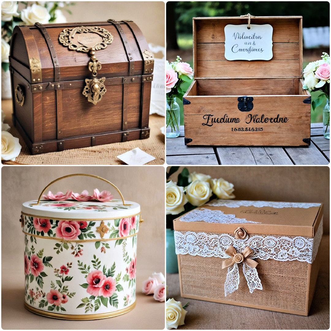 25 Wedding Card Box Ideas To Match Any Theme & Style
