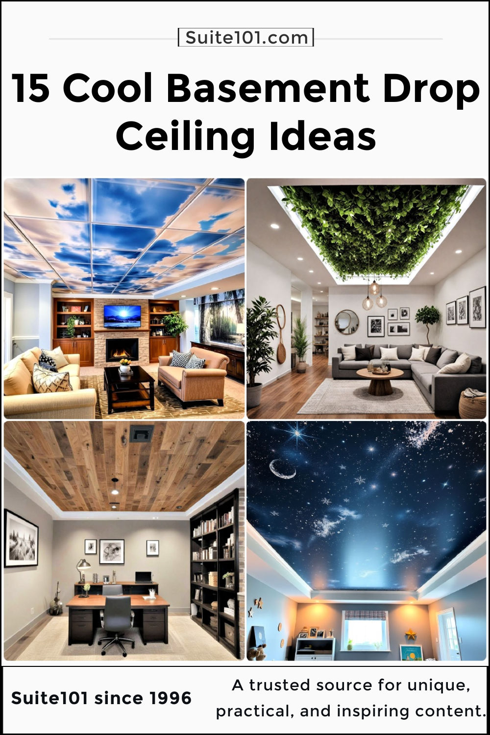 15 Basement Drop Ceiling Ideas To Upgrade Your Basement