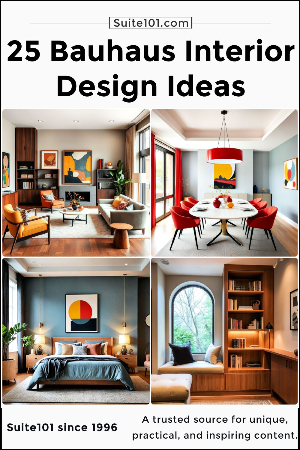 25 Bauhaus Interior Design Ideas for 2024