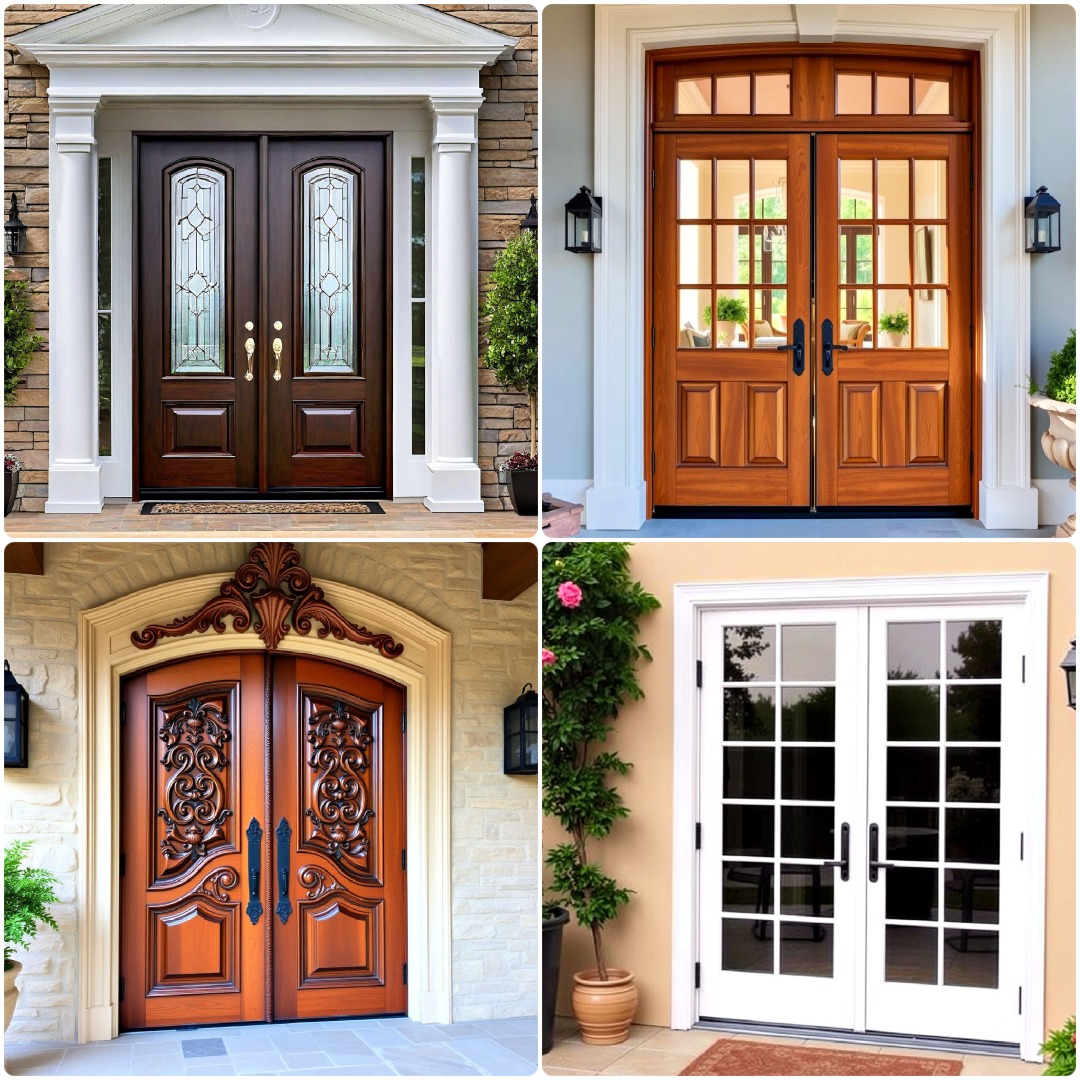 20 Double Front Door Ideas To Make A Grand Entrance