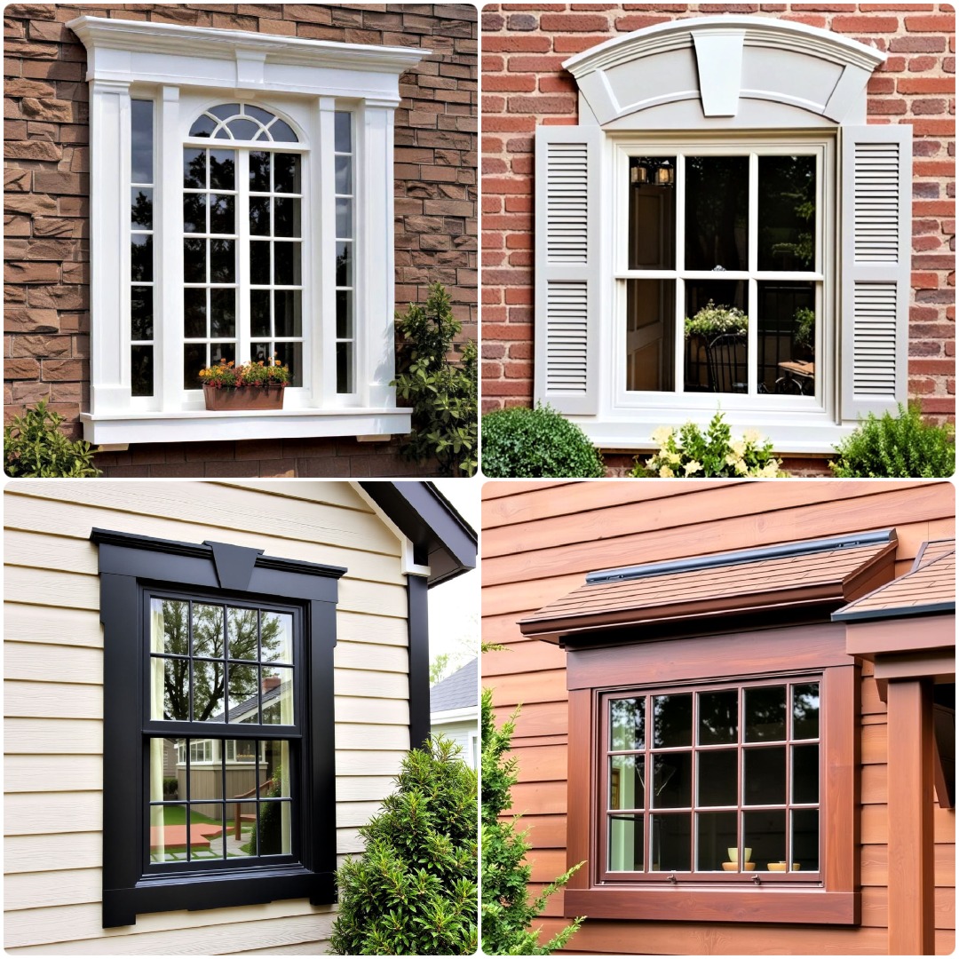 25 Exterior Window Trim Ideas You Can Copy