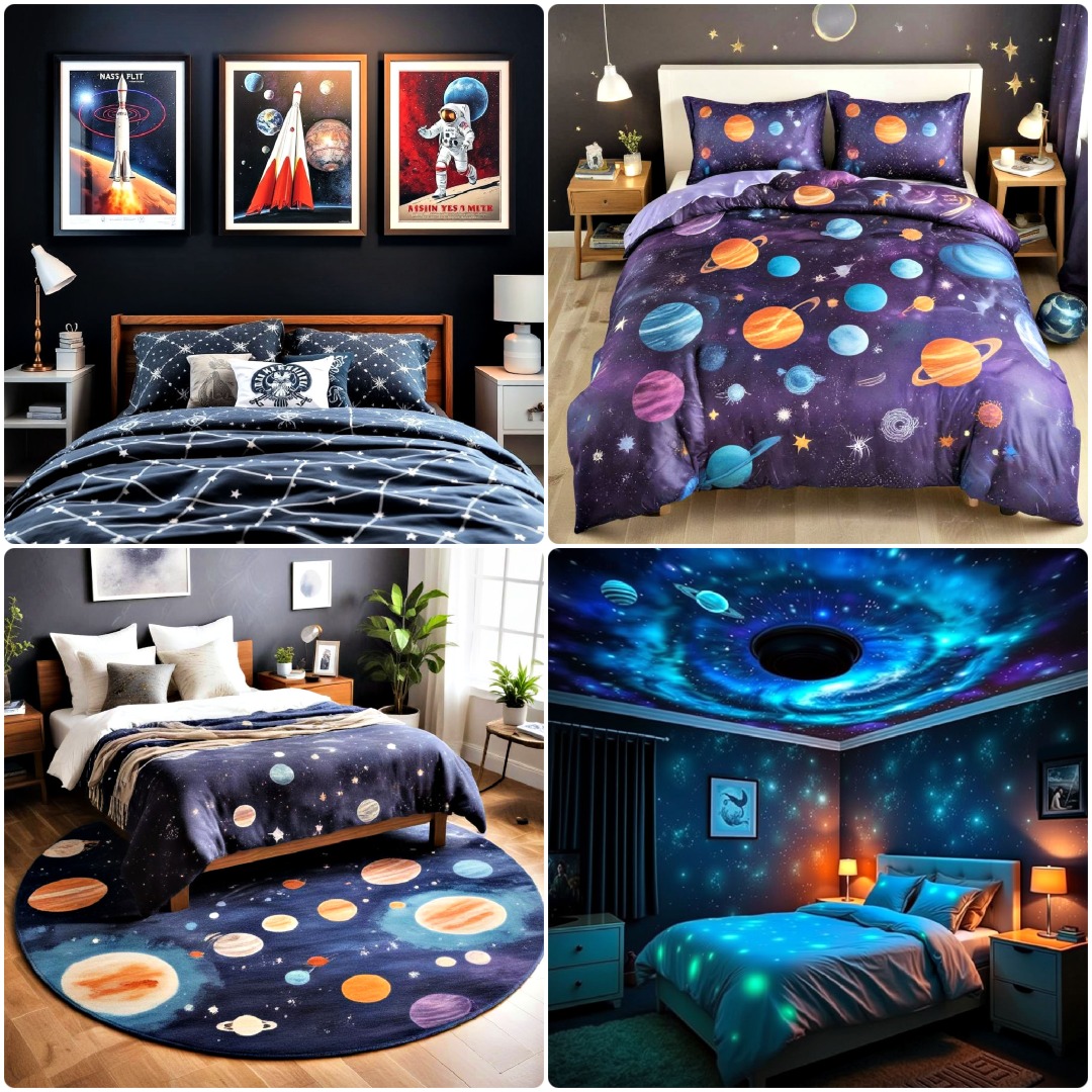 15 Galaxy Space Themed Bedroom Ideas for Dreamers