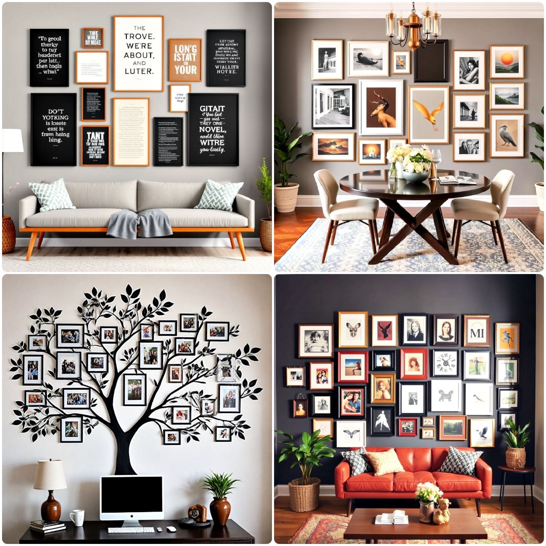 40 Gallery Wall Ideas To Personalize Your Living Space