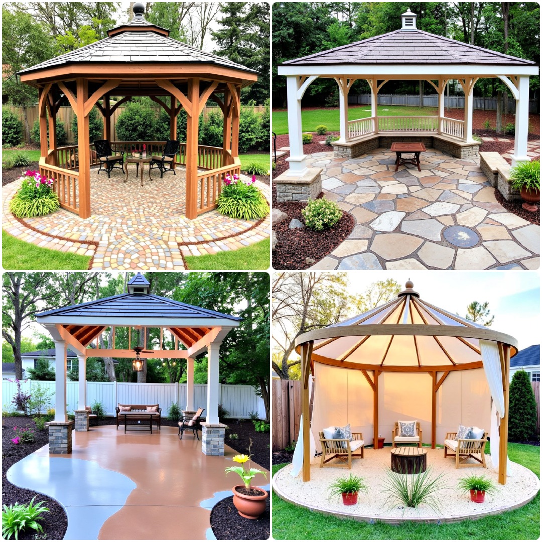 15 Gazebo Floor Ideas for A Cozy and Functional Setup