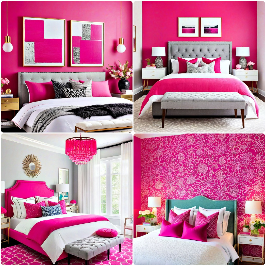15 Hot Pink Bedroom Ideas for A Bold and Chic Makeover